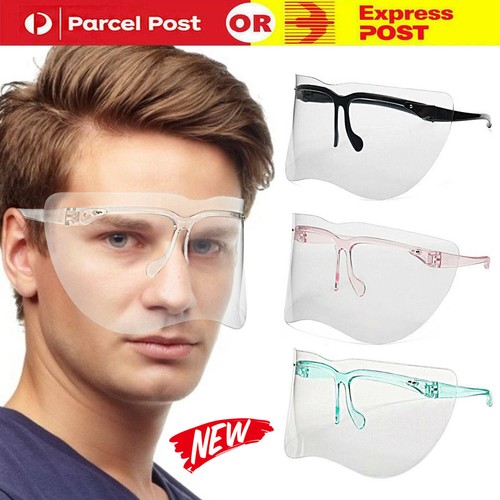 Unisex Transparant Face Shield Eye Protective Glasse Goggles Anti-Spray ...