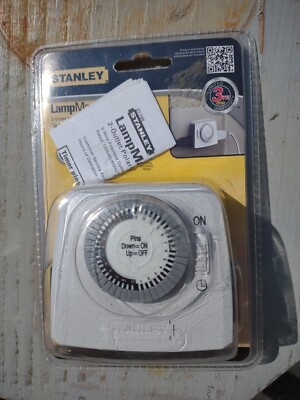 Stanley Lampmaster Twin 2 Outlet 24 Hour Mechanical Timer NEW NIP | eBay
