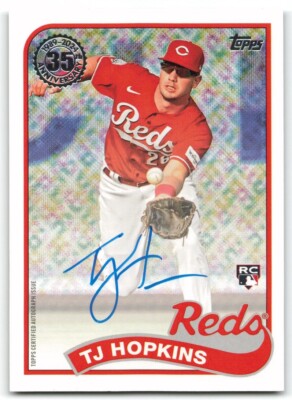 2024 Topps Update TJ Hopkins 1989 Topps Baseball Autographs 89BA2-TH ...
