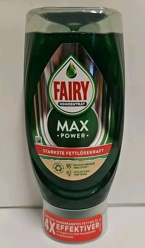Fairy Max Power original, lemon.cherry Washing Up Liquid, 370ml x4 or 8 ...