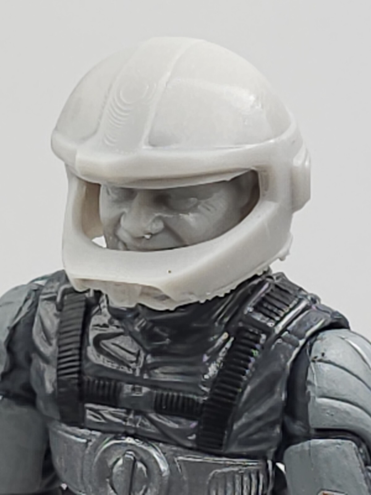 3d Printed AIRWOLF HAWK/DOMINIC HELMET 1/18 4" GI Joe Classified/Marvel ...