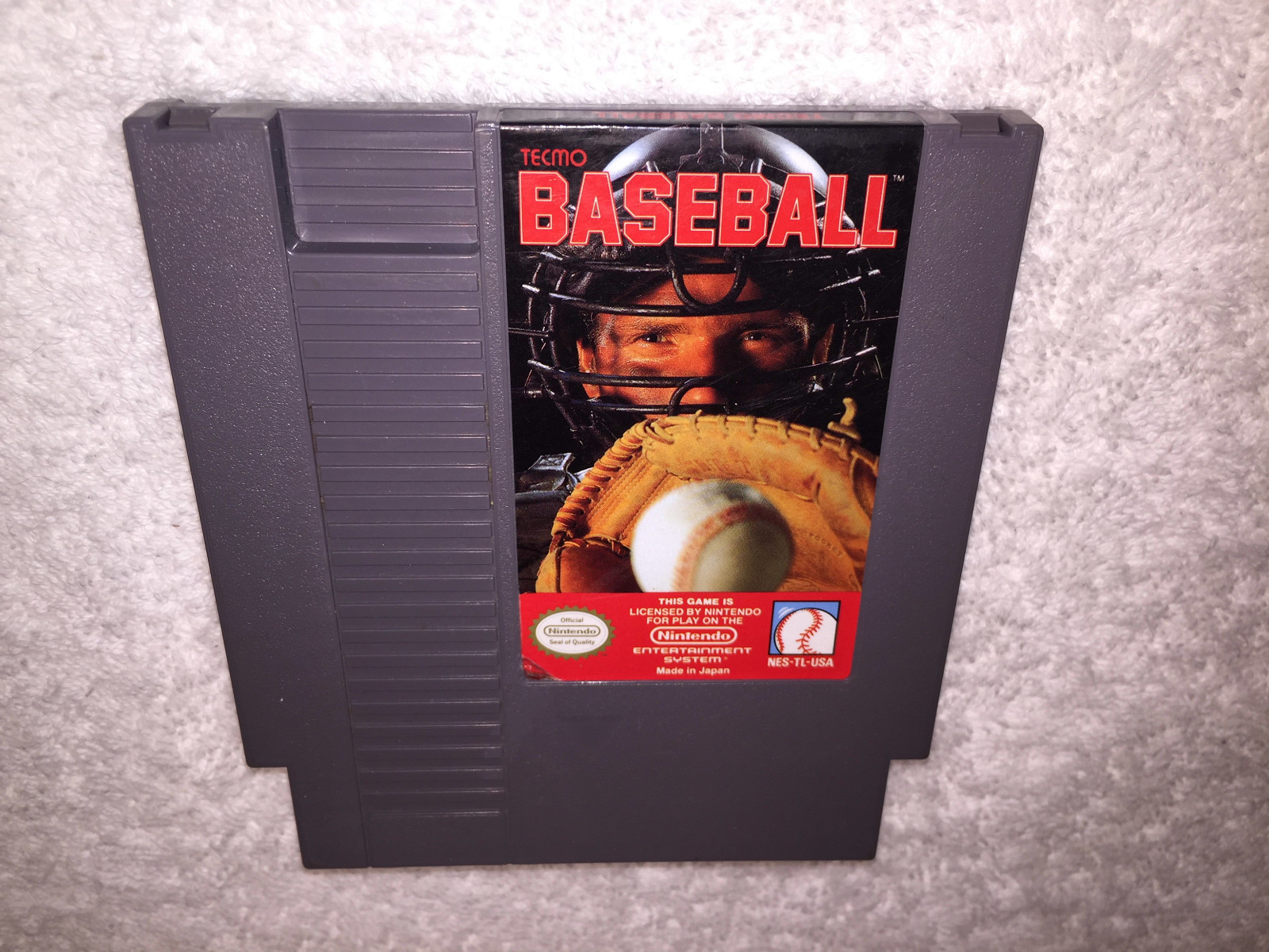 Tecmo Baseball (Nintendo Entertainment System, 1989) NES Game Cartridge ...