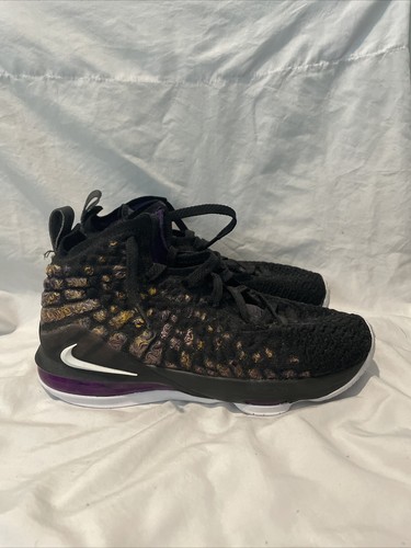 Size 6.5 (GS) - Nike LeBron 17 Mid Lakers for sale online | eBay