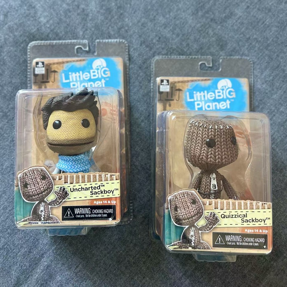NECA Little Big Planet Quizzical Sackboy Uncharted Sackboy 5 ...