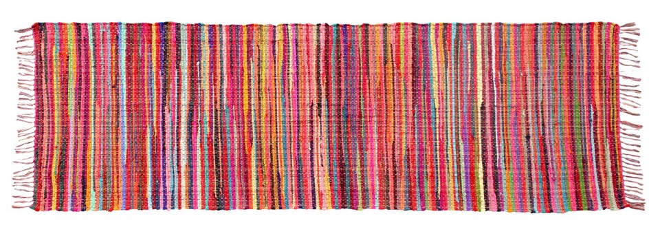 Rag Rug Festival Rugs Multicolour Rainbow Mat Cotton Hand Made ...
