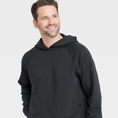 Men's Mesh Spacer Fleece Hoodie - All In Motion Black M | eBay
