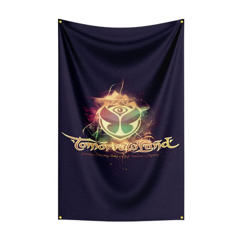 Tomorrowland Music Festival Electronic Dance EDM Flag Banner Tapestry ...