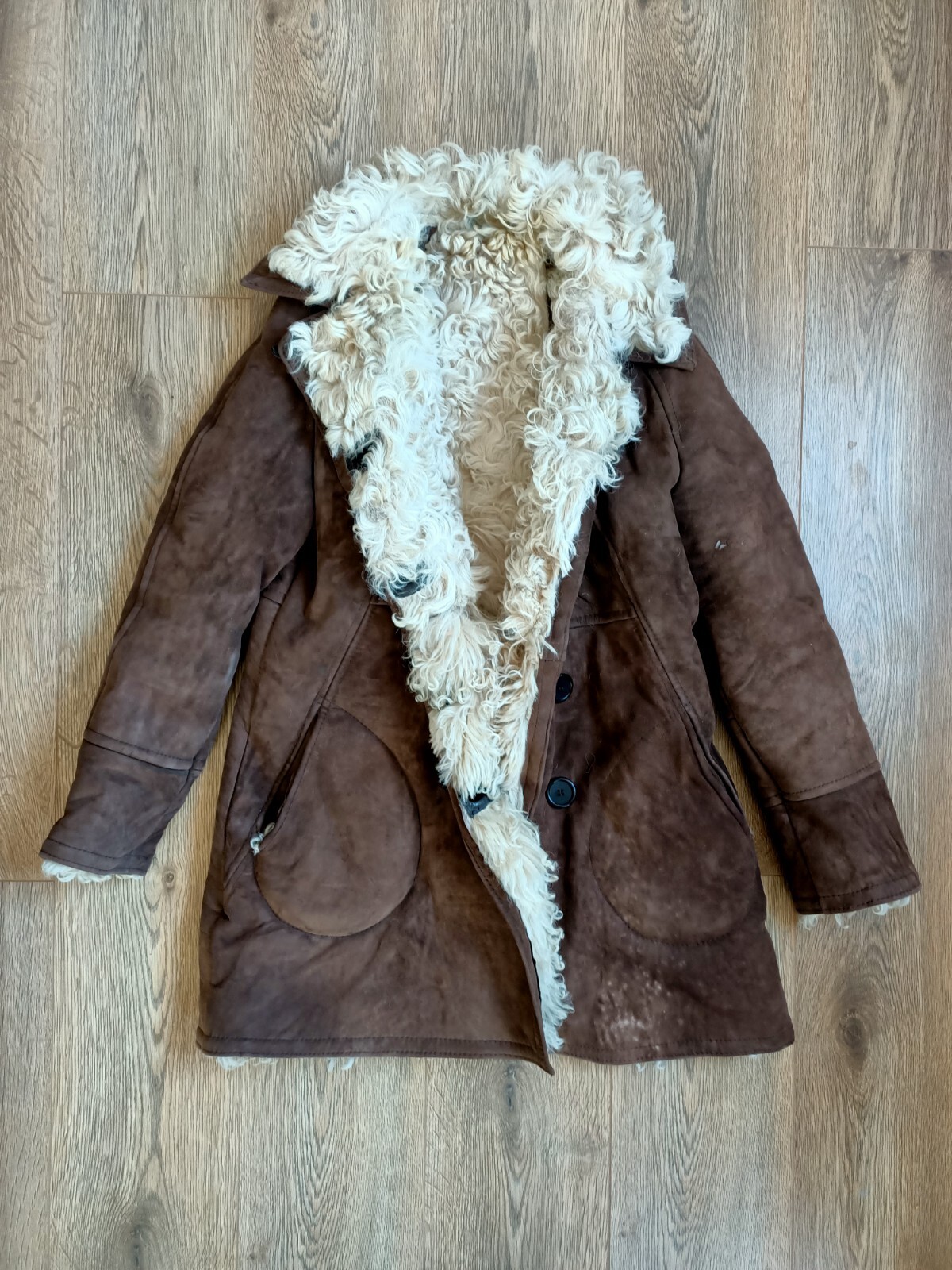 Antartex Real lamb skin wool, Suede winter Jacket Womens | eBay UK