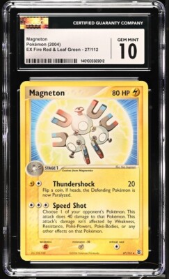 Pokémon TCG 2004 Magneton 27/112 EX Fire Red & Leaf Green Non Holo Rare ...