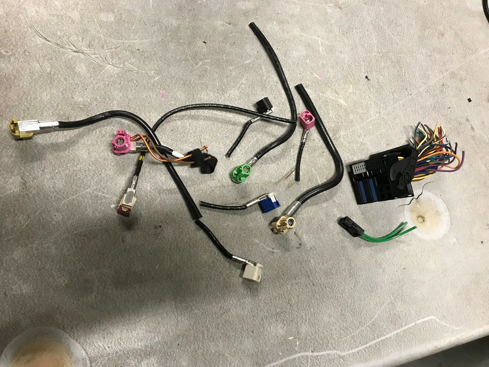 14 15 16 BMW X5 228I WIRE HARNESS Audio Radio Dash Head Unit ...