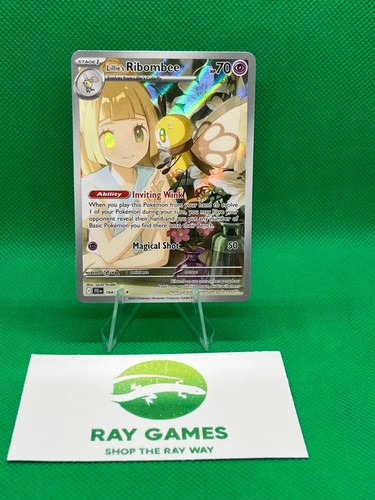 Pokémon TCG Lillie's Ribombee 164/159 Journey Together Holo ...