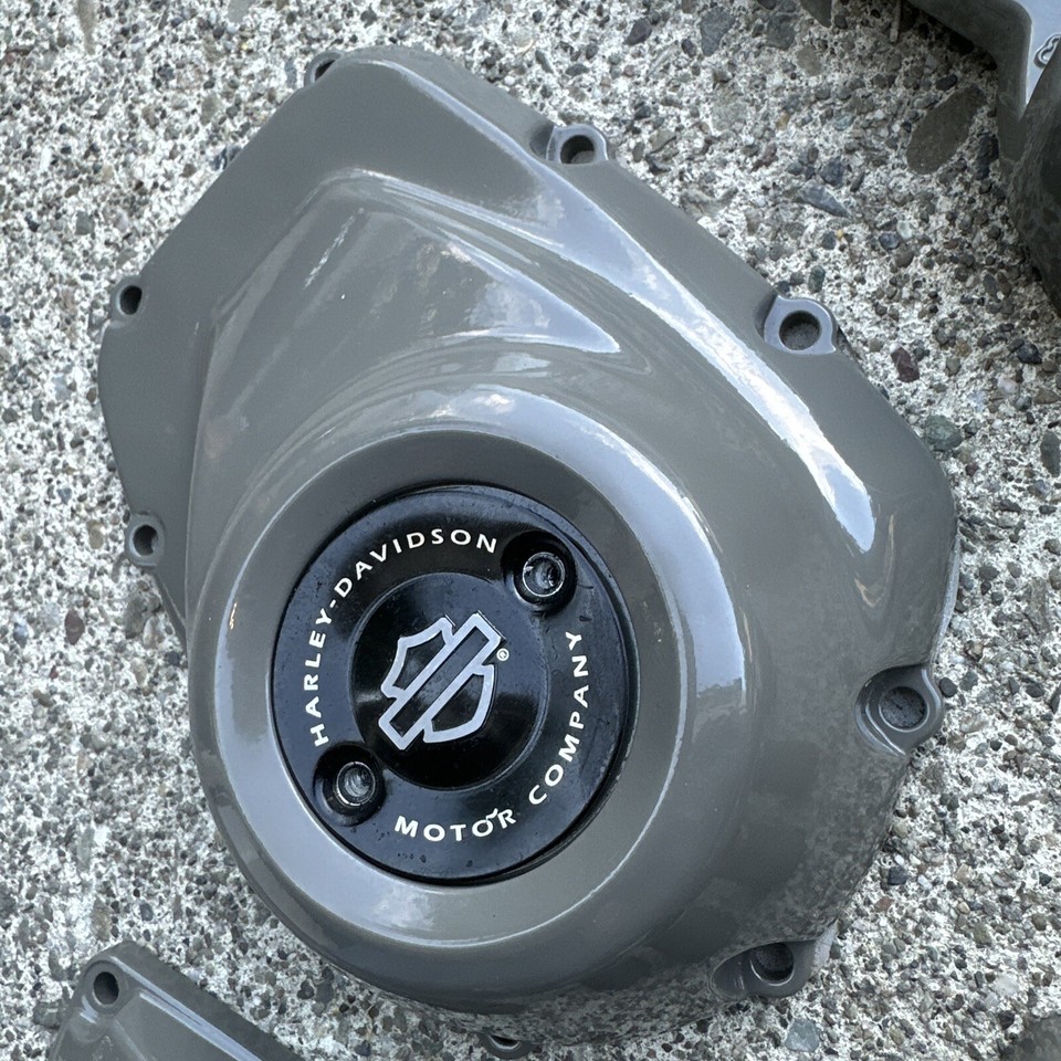 2018-2023 Harley M8 Gunship Grey ROCKER BOXES, TRANS, LIFTER BLOCKS ...