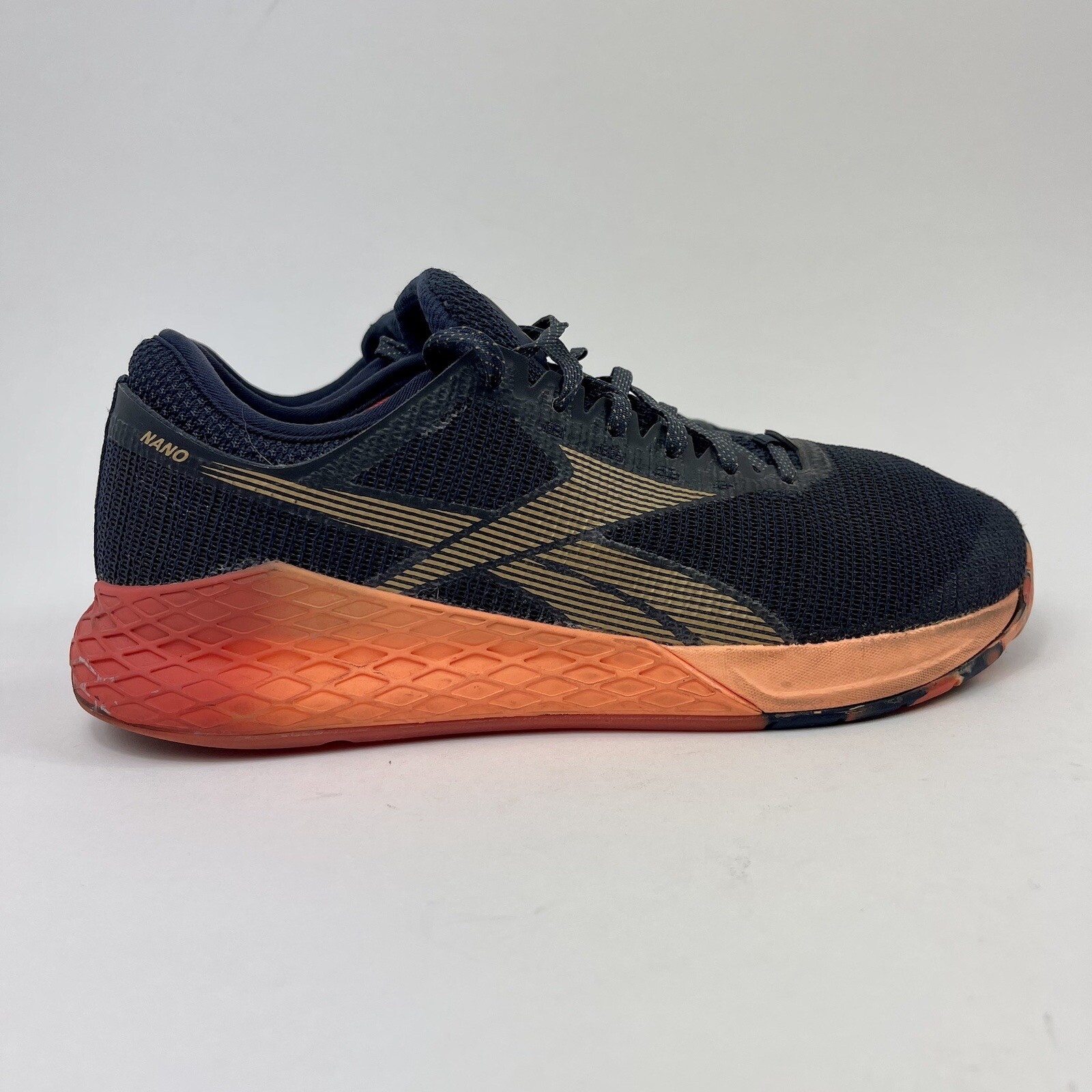 Reebok Nano Crossfit Shoes Sneaker Men Size 9 Navy Bl… - Gem