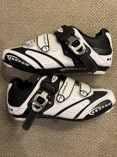 Mens White Serfas Podium Road Cycling Shoe Size 37 US Size 5 New $100 ...