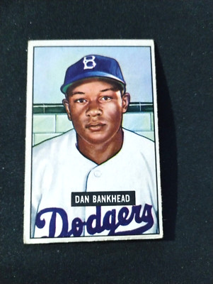 1951 Bowman #225 Dan Bankhead RC Dodgers: HIGH END BEAUTY EXMT+ ...
