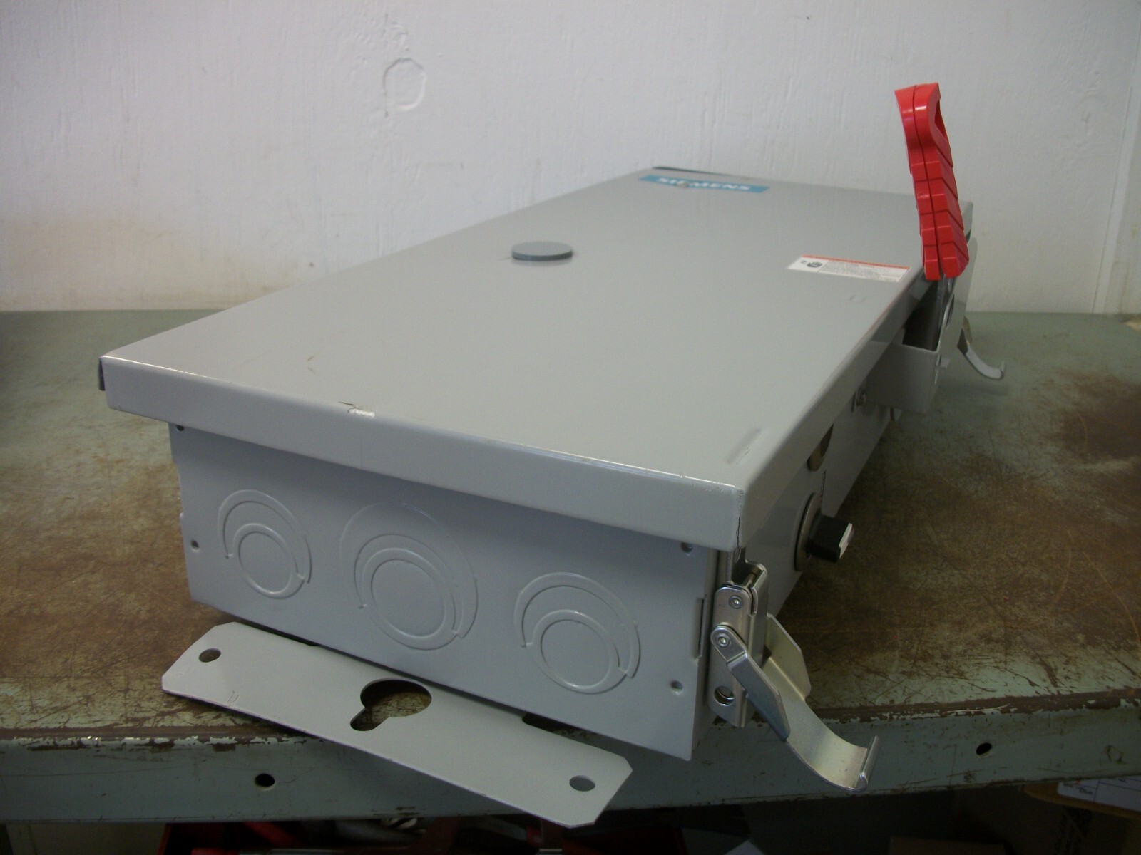 SIEMENS 3PH PUMP CONTROL PANEL 3R 82ADD6FBH 460VOLT 10HP 30AMP FUSIBLE ...