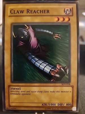 Claw Reacher - Yugioh Dark Monster - Vintage | eBay