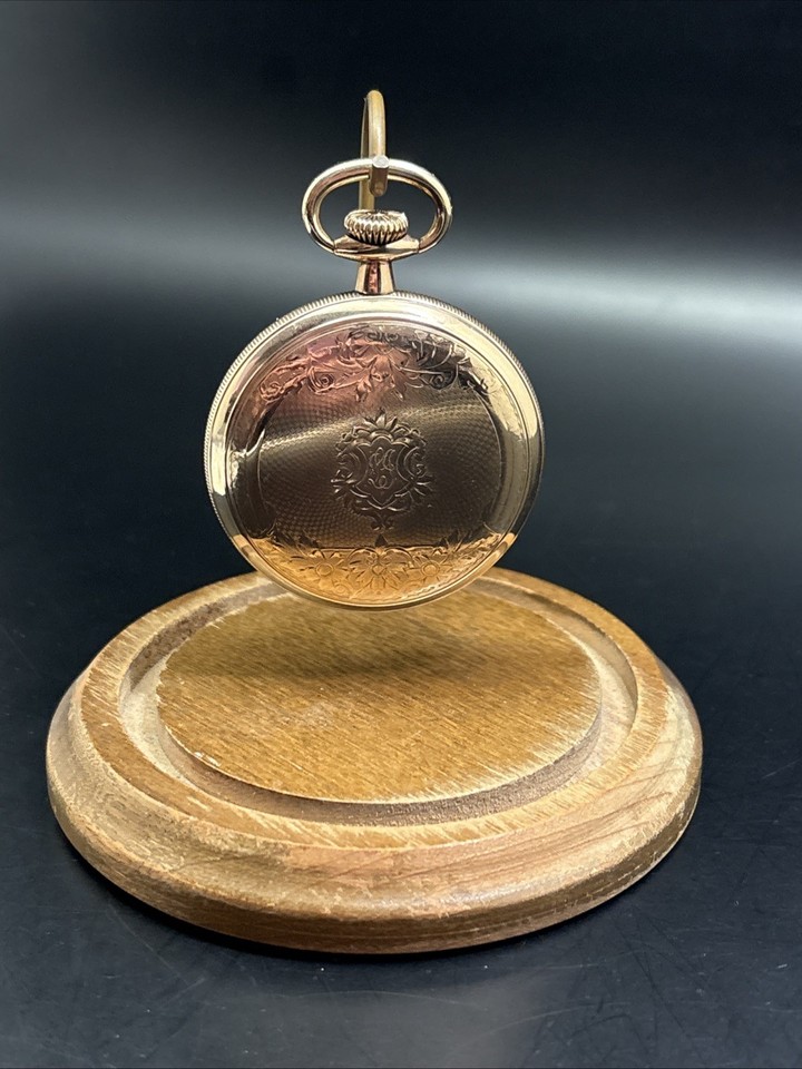 1910 Model 5 Rockford Watch Co YGF Grade 573 16s 17j W/ Beautiful Dial ...