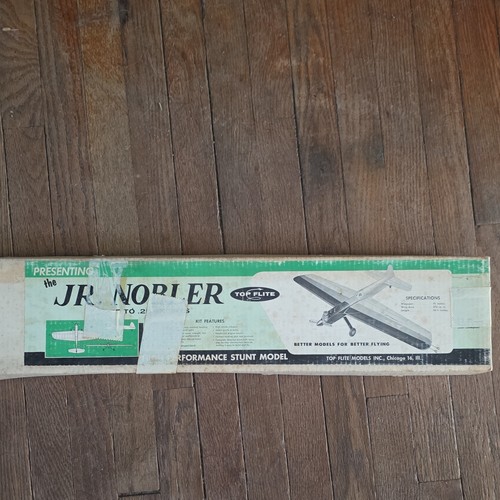 Top Flite JR. NOBLER Performance Stunt Control Line Airplane Kit Green ...