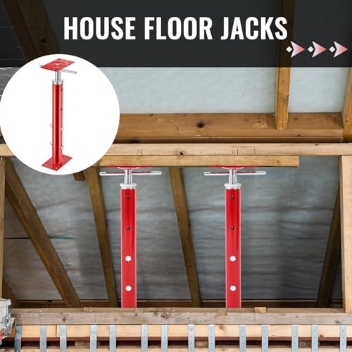 Pcs Adjustable Jack Post Height Range, Basement Floor House Screw 19 ...