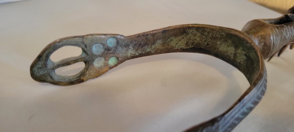 Vintage Snake Head Handmade Western Spurs | eBay