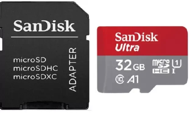 SanDisk Ultra Micro SD Card 32GB Memory Card With Adapter 4K Class ...