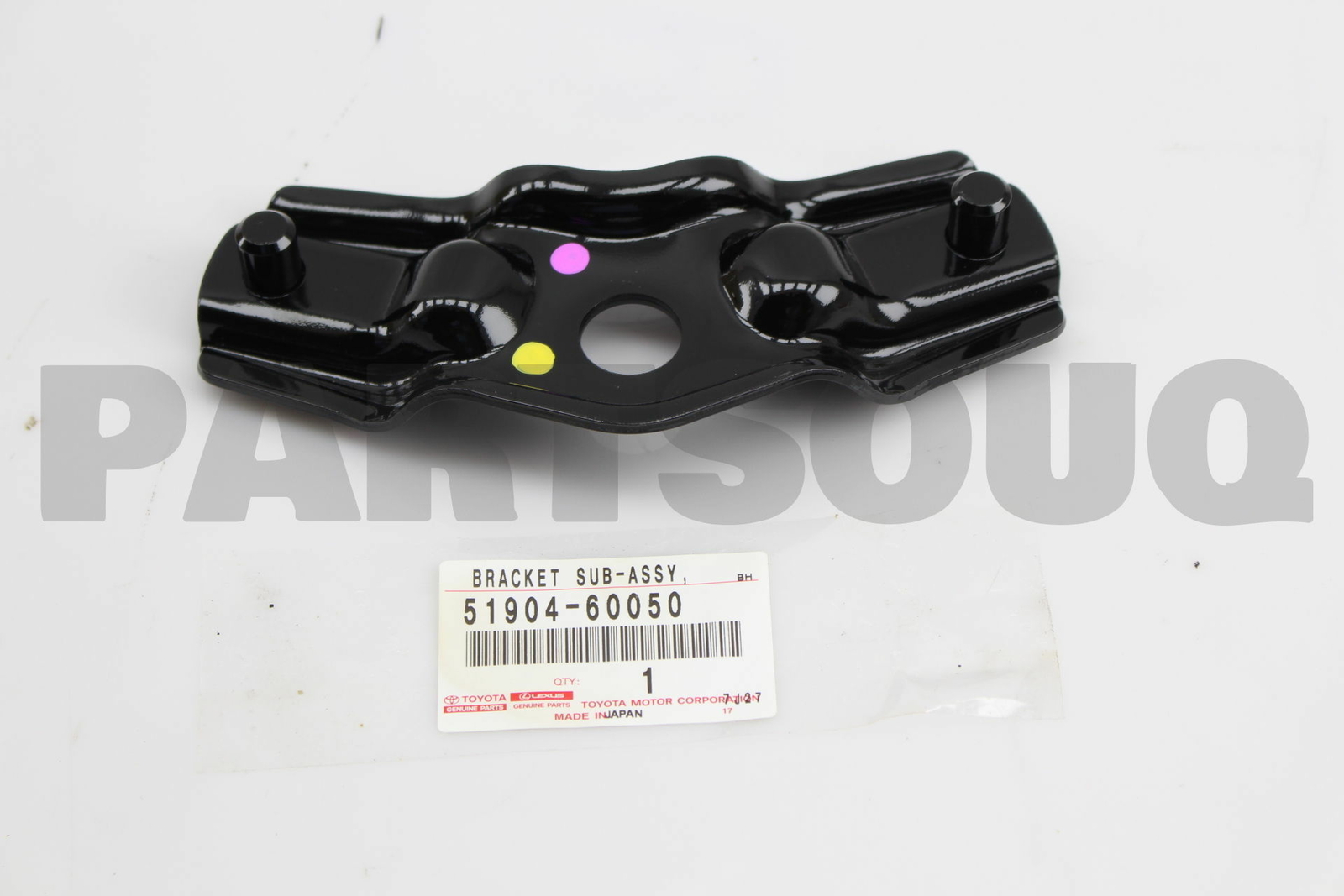 5190460050 Genuine Toyota BRACKET SUB-ASSY, SPEARE WHEEL CARRIER 51904 ...