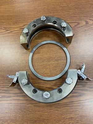 PARR HEAD CLAMP set, Split-Ring Latches pressure ring for standard 4 ...