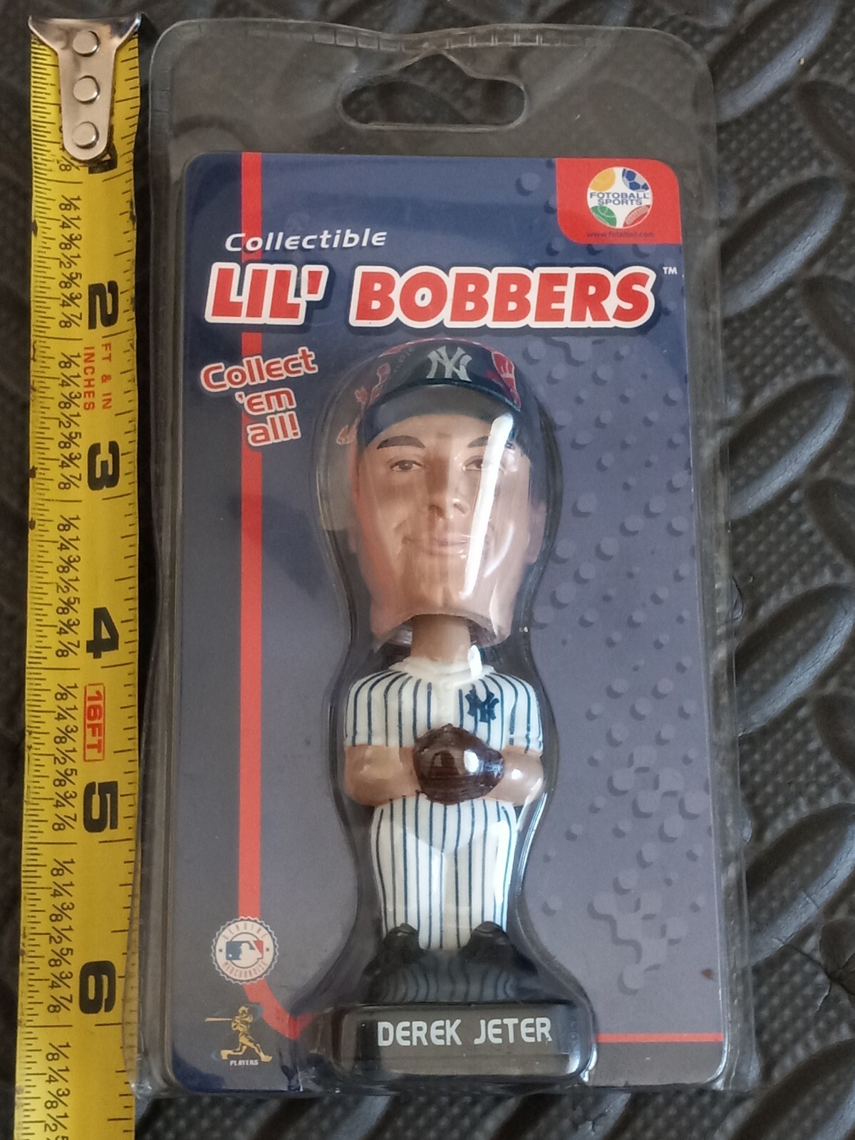 VINTAGE Collectible Derek Jeter Lil' Bobber Bobblehead NY Yankees Box 3 ...