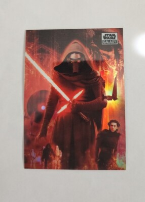 2021 Topps Chrome Star Wars Galaxy The First Order's Enforcer Refractor ...
