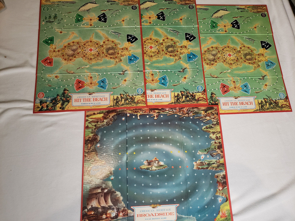 MB American Heritage Broadside, Dogfight, and Hit the Beach | eBay