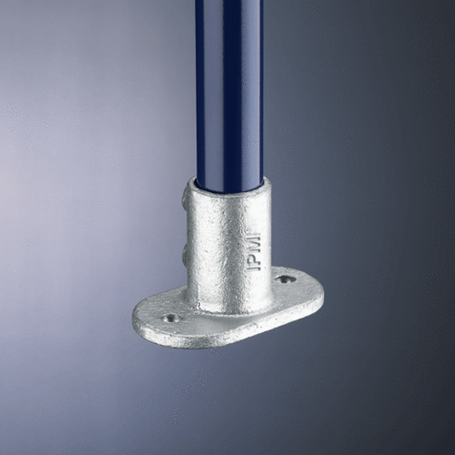 Key Clamp Base Plate Flange - 132 Steel Pipeclamps Railing Scaffolding ...