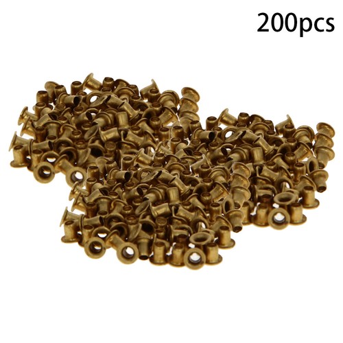 200Pcs M1.5-3 Vias Rivet Nuts Through Hole Rivets Hollow Grommets ...