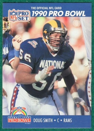 Doug Smith - 1990 Pro Set #418 - Los Angeles Rams Football Card - Pro ...