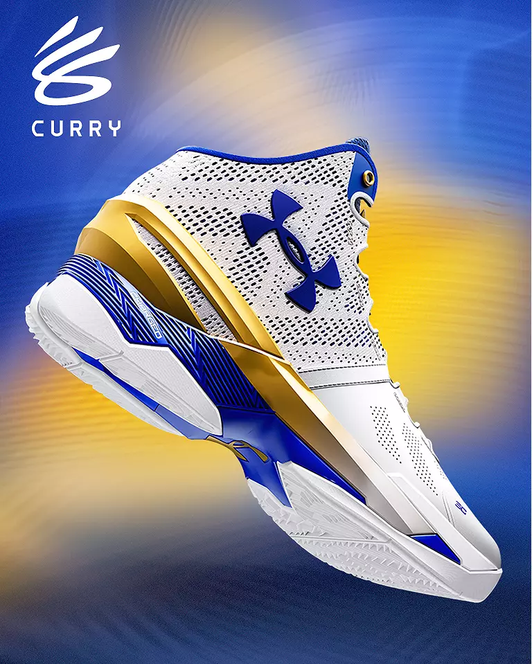 Under Armour Curry 2 Basketball Shoes Sneakers More Rings 3027361-100 ...