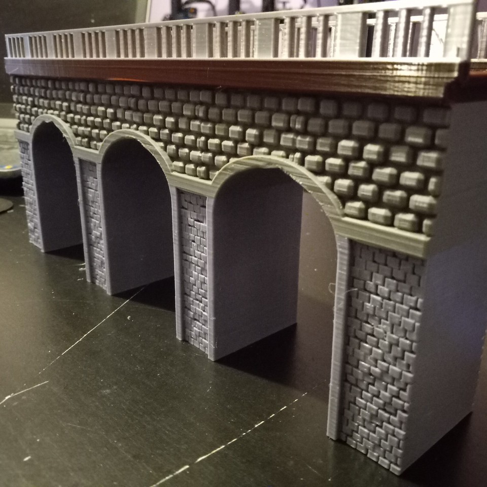 16" Big O Scale Stone Brick Arch Bridge 3D Printed CUSTOM ORDER | eBay