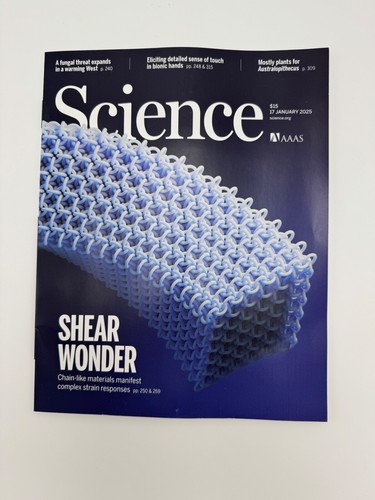 AAAS SCIENCE MAGAZINE 2025 17 January Vol 387 No 6731 - Shear Wonder | eBay