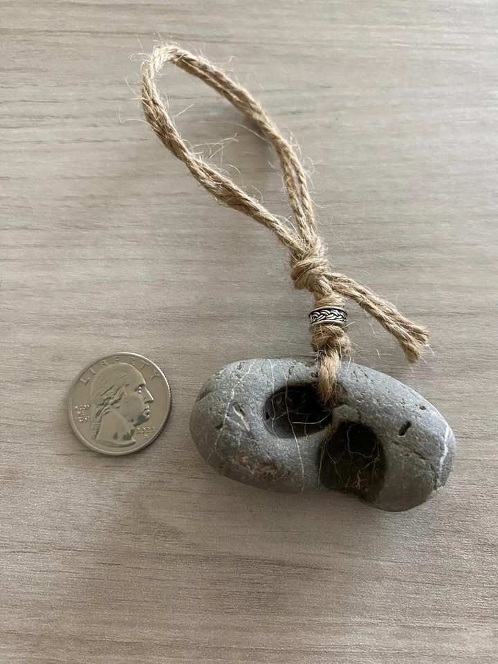 Hag Stone Talisman Holey Stone Amulet Protection Stones Odin Stone ...
