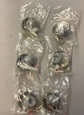 Lot Of 6 Trimco 1270WVCP Concave Wall Bumper Satin Chrome (b268) | eBay