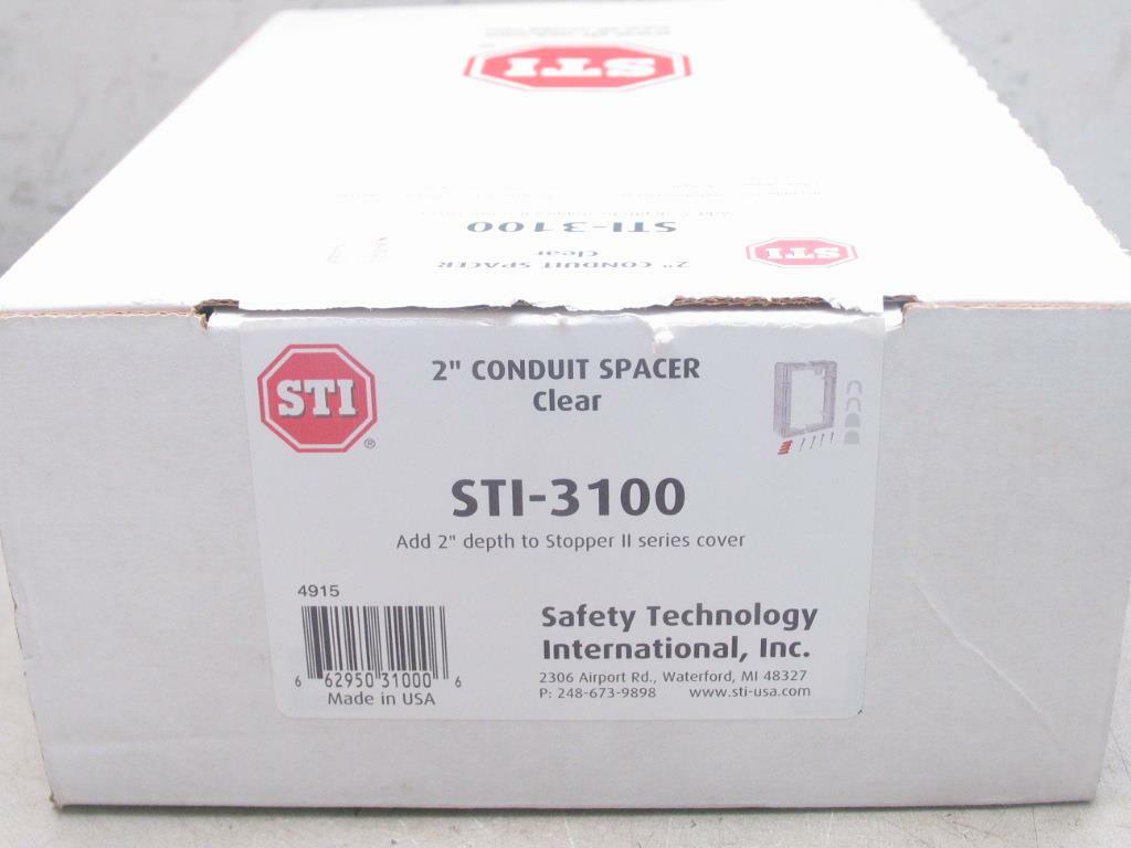 STI STI-3100 Conduit Spacer Clear For Stopper II and Weather Stopper ...