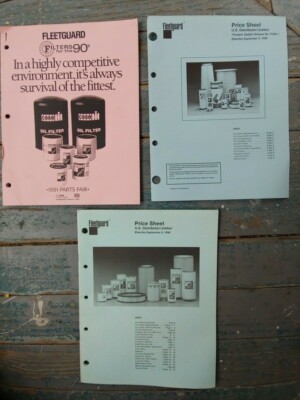 Vintage Rare Original Case IH Fleetguard Filters Distributor Price ...