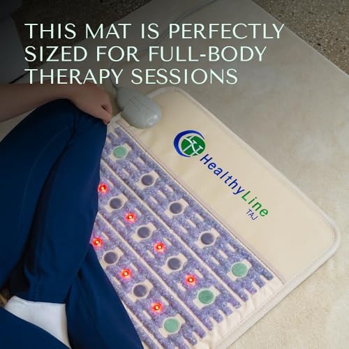 Healthyline Advanced Infrared Heating Pad Gemstones Mat 72 x 24 inches ...