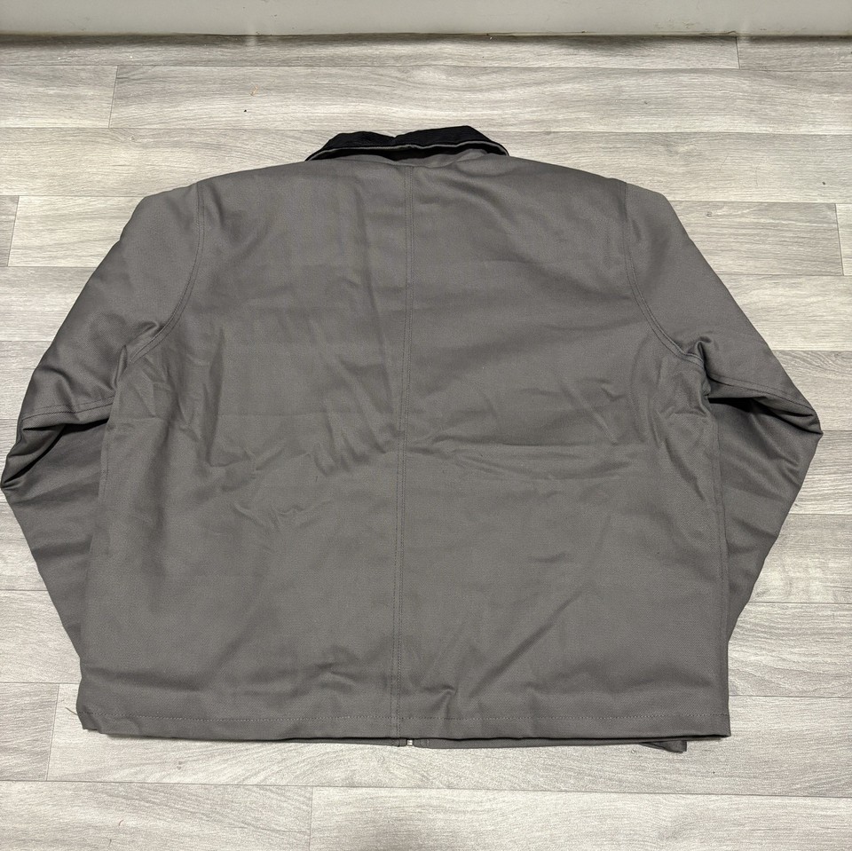 CARHARTT Detroit Jacket Reworked workwear Bomber GREY Mens | Size XXL ...