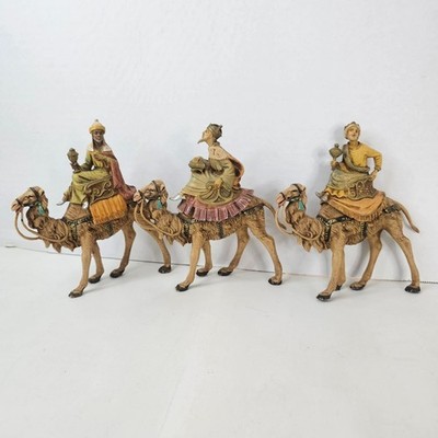 Fontanini Kings On Camel Holiday Decor Wise Men Nativity Set of 3 ...
