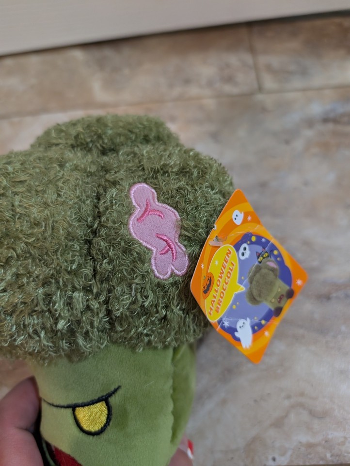 Kaisiyang Halloween Scary Monster Broccoli Plush Angry Vegetable Toy ...