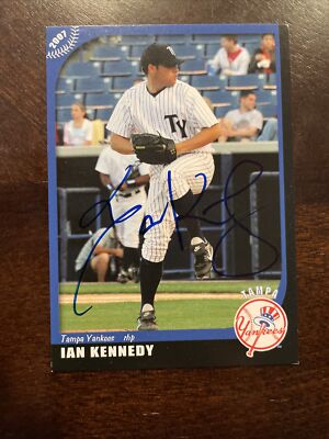 IAN KENNEDY 2007 GRANDSTAND AUTOGRAPHED SIGNED AUTO BASEBALL CARD 31 ...
