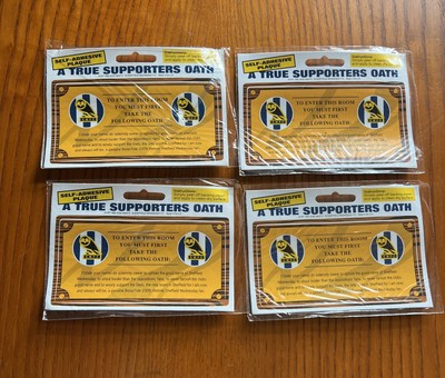 4 X Sealed Sheffield Wednesday Football 90s Supporter Sticker Oath 1992 ...