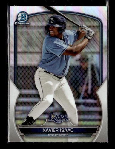 2023 Bowman Draft #BDC-120 Xavier Isaac Chrome Refractor Tampa Bay Rays ...