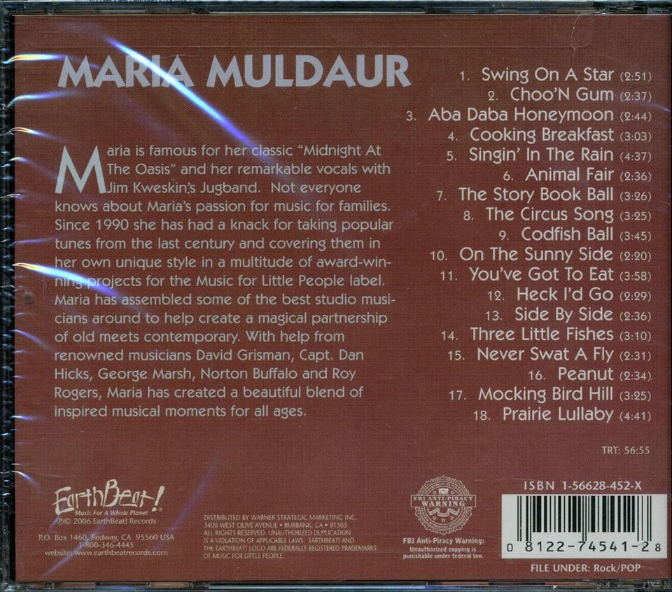 CD Maria Muldaur - Songs For The Young At Heart 81227454128| eBay