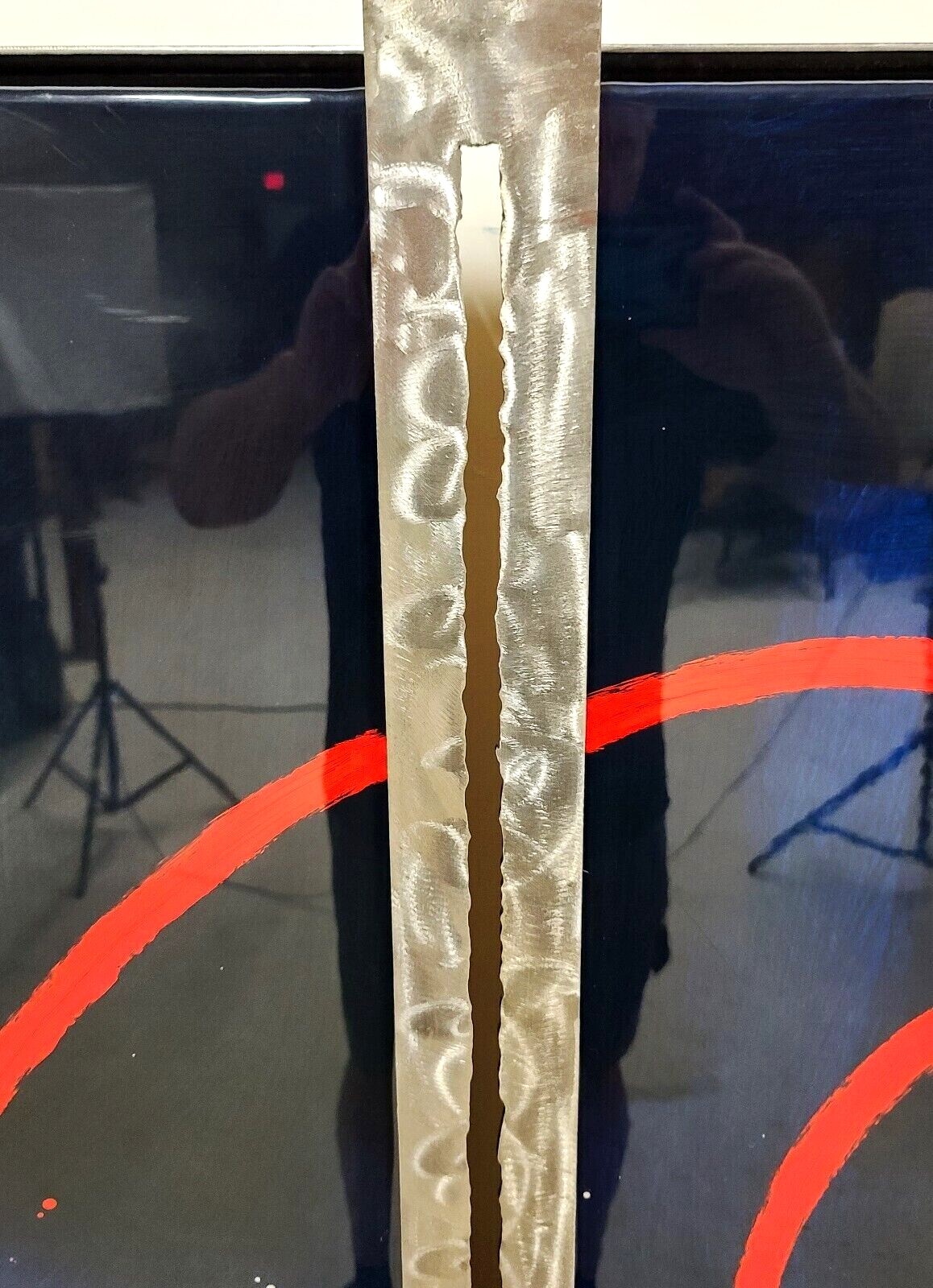 Monumental 61 x 51 Mid Century Modern Abstract Painting Sculpture by ...